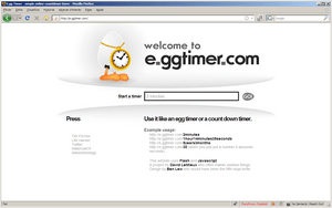 E.gg timer, un contador de tiempo on-line - Du Tudú: GTD y productividad personal